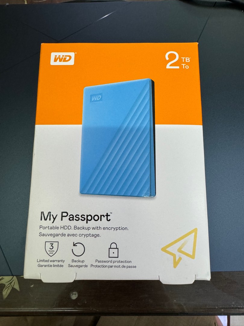 Western Digital WD MY PASSPORT 2.5" 2TB USB3.2 Gen 1, Computers & Tech ...