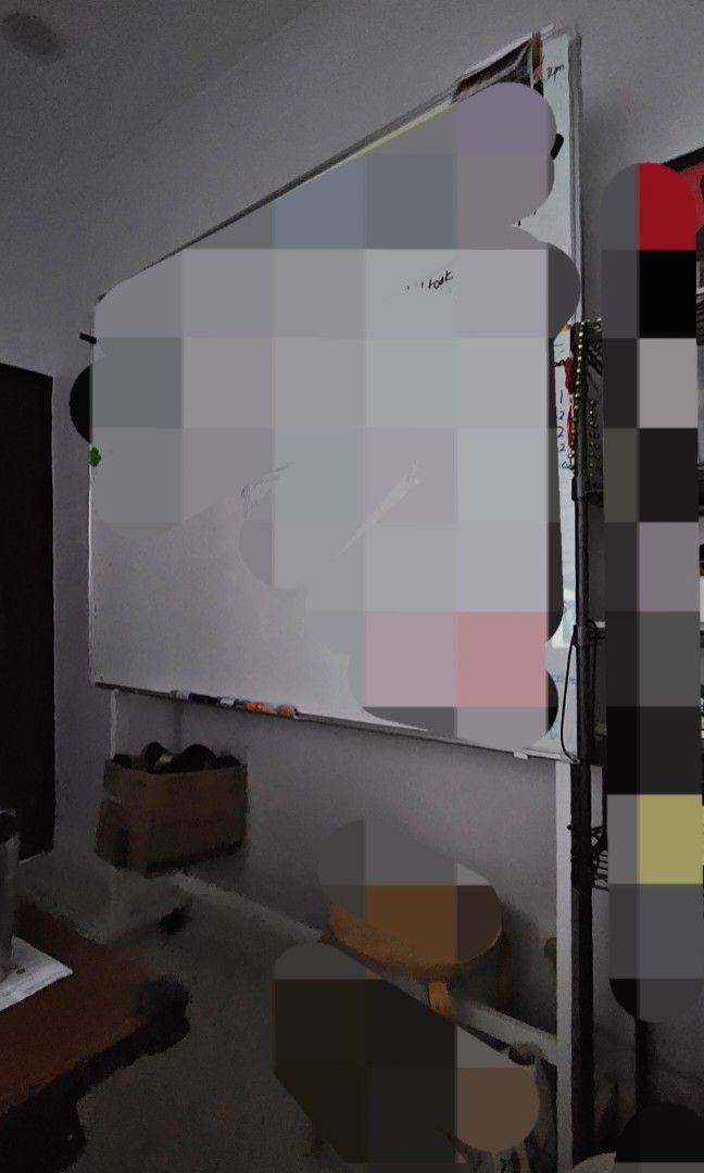 Whiteboard (4ft x 6ft) on Rollers, Hobbies & Toys, Stationery & Craft, Craft Supplies & Tools on ...