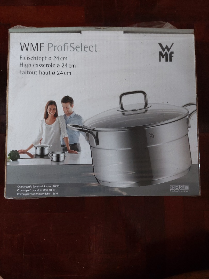 WMF Profi-Select 24cm Stackable High Casserole, Furniture & Home Living ...