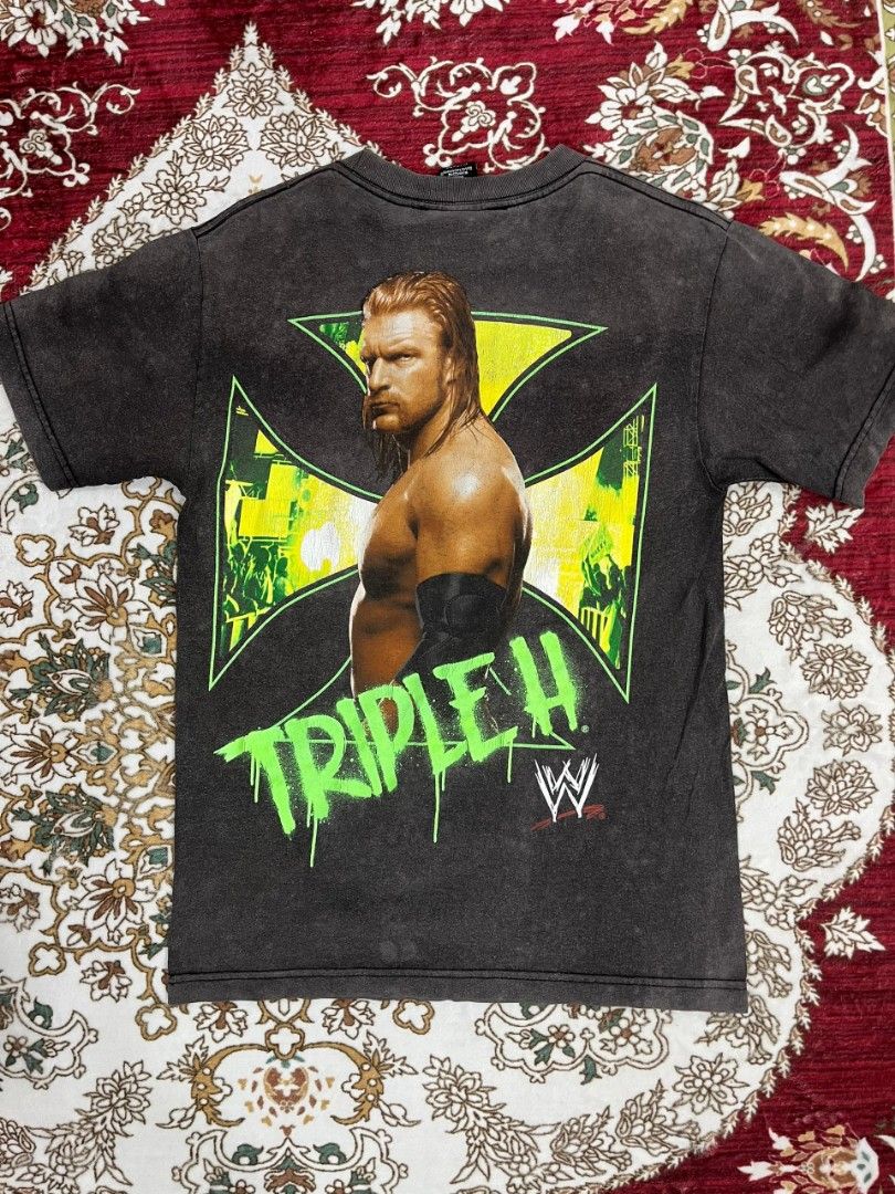 WWE vintage Triple H 2006-2007, Men's Fashion, Tops & Sets, Tshirts ...