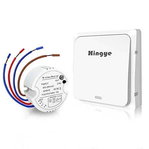 XINGYE Wireless Light Switch Kit - Quick On/Off Switch for Indoor ...