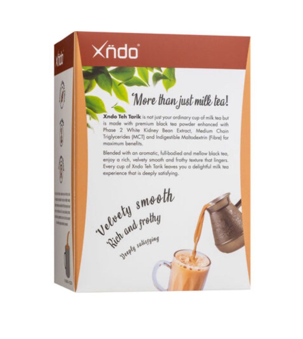 Xndo Teh Tarik Original, 2 boxes, 30 sachets, Food & Drinks, Beverages on Carousell