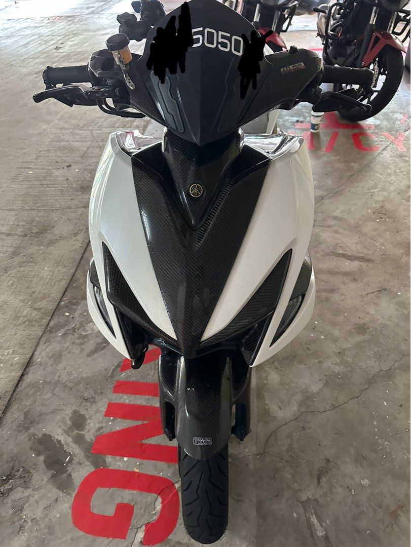 Yamaha Aerox/NVX 155 Keyless *Bidded Plate*, Motorcycles, Motorcycles ...