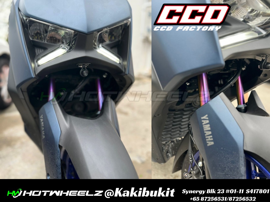 YAMAHA XMAX 300 -CCD FORK UPGRADE KIT/PROFENDER X SERIES SUSPENSION ...