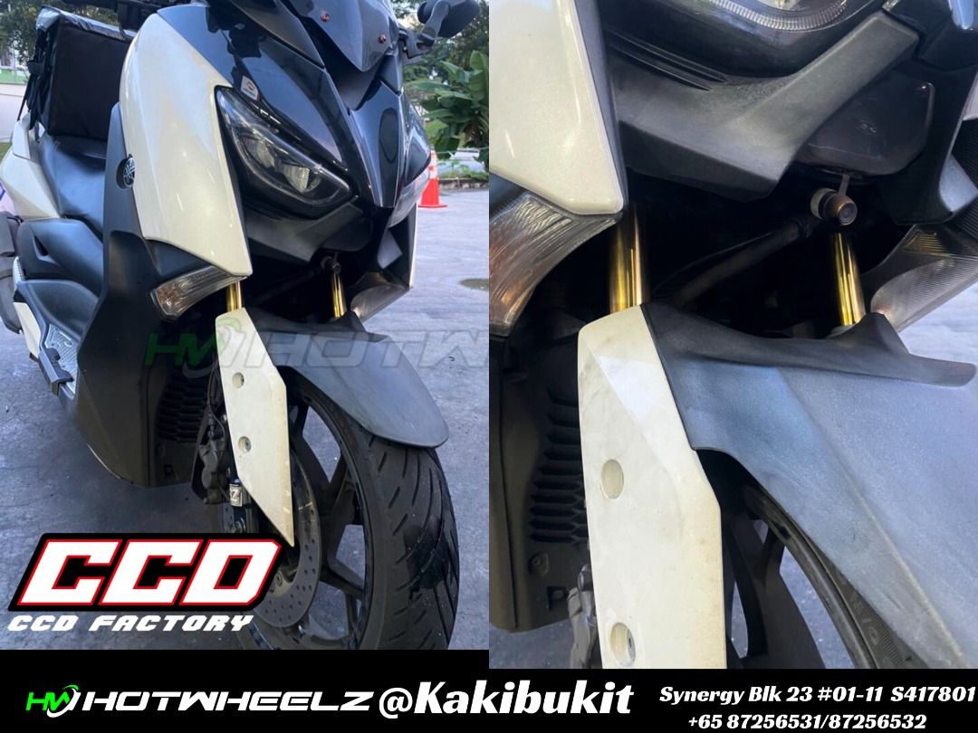 YAMAHA XMAX 300 -CCD FORK UPGRADE KIT/PROFENDER X SERIES SUSPENSION ...