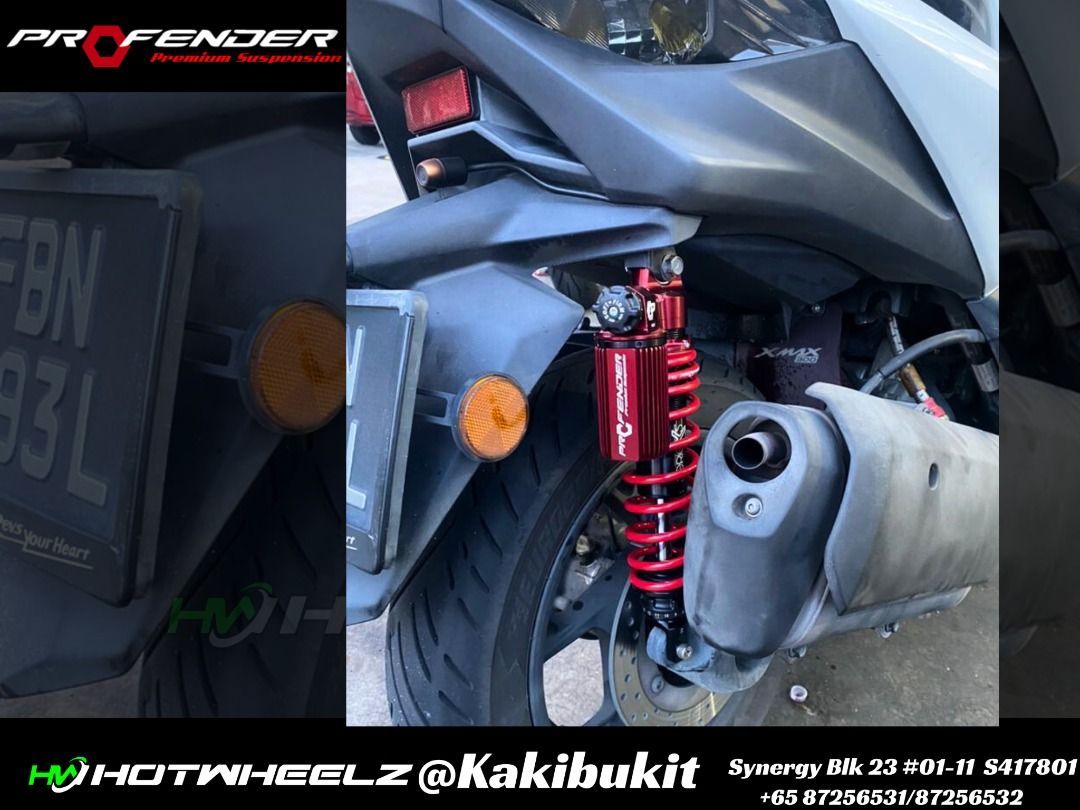 YAMAHA XMAX 300 -CCD FORK UPGRADE KIT/PROFENDER X SERIES SUSPENSION ...