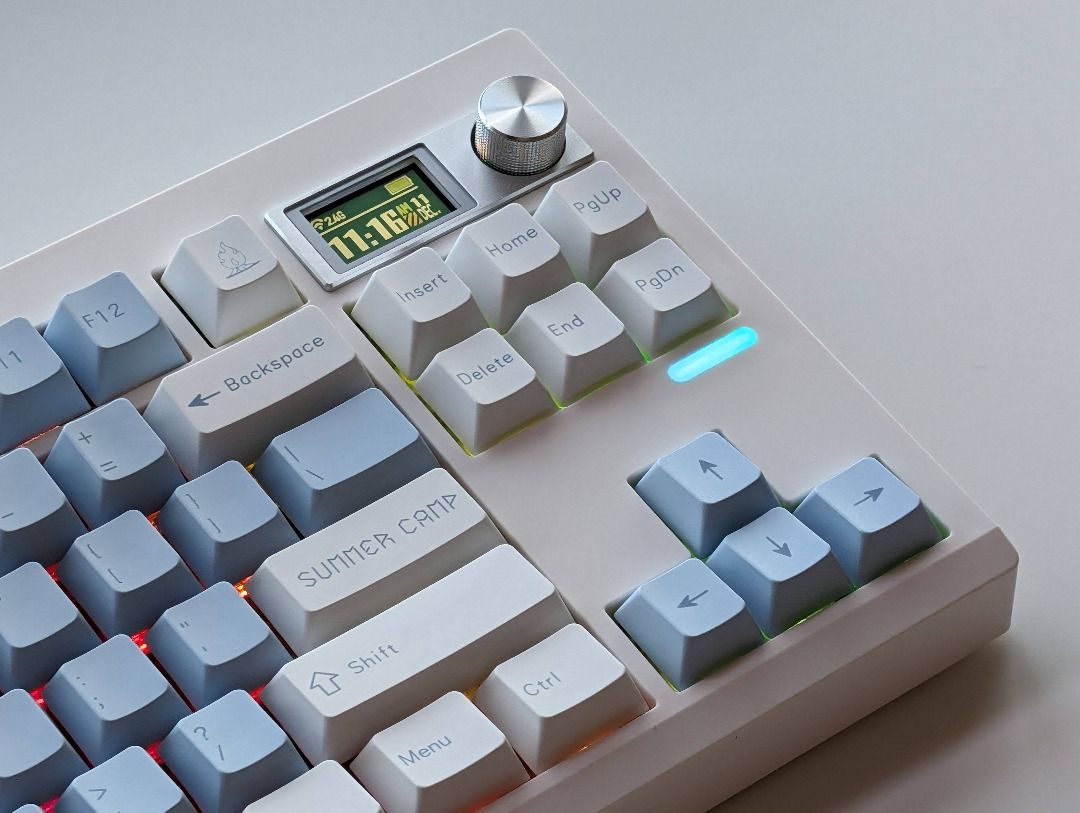 80% TKL Custom Mechanical Keyboard (BlueCloud3001) - Fully Modded Tri Mode, Computers & Tech ...