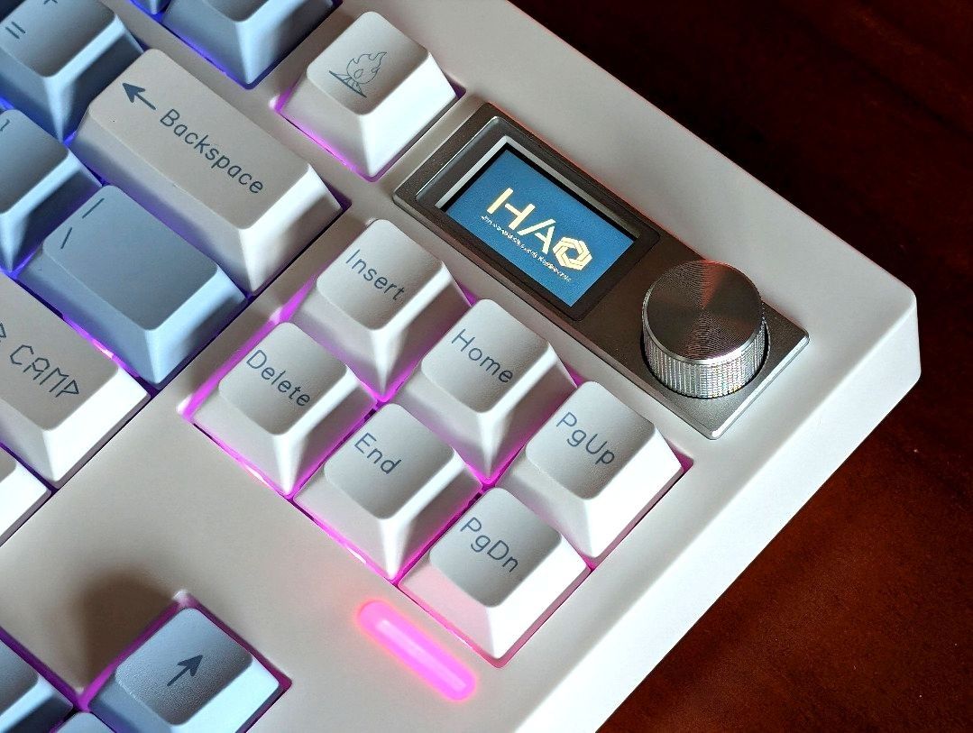 80% TKL Custom Mechanical Keyboard (BlueCloud3001) - Fully Modded Tri ...
