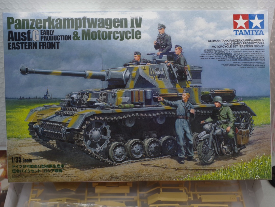 全新 -Tamiya-田宮 -25209-1/35-Panzerkampfwagen IV Ausf G. Early Production ...