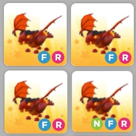 ADOPT ME FLY RIDE LAVA DRAGON, Video Gaming, Video Games, Others on ...