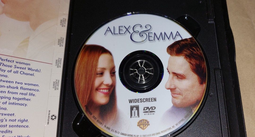 Alex & Emma Kate Hudson Luke Wilson Collectible DVD Movie Memorabilia ...