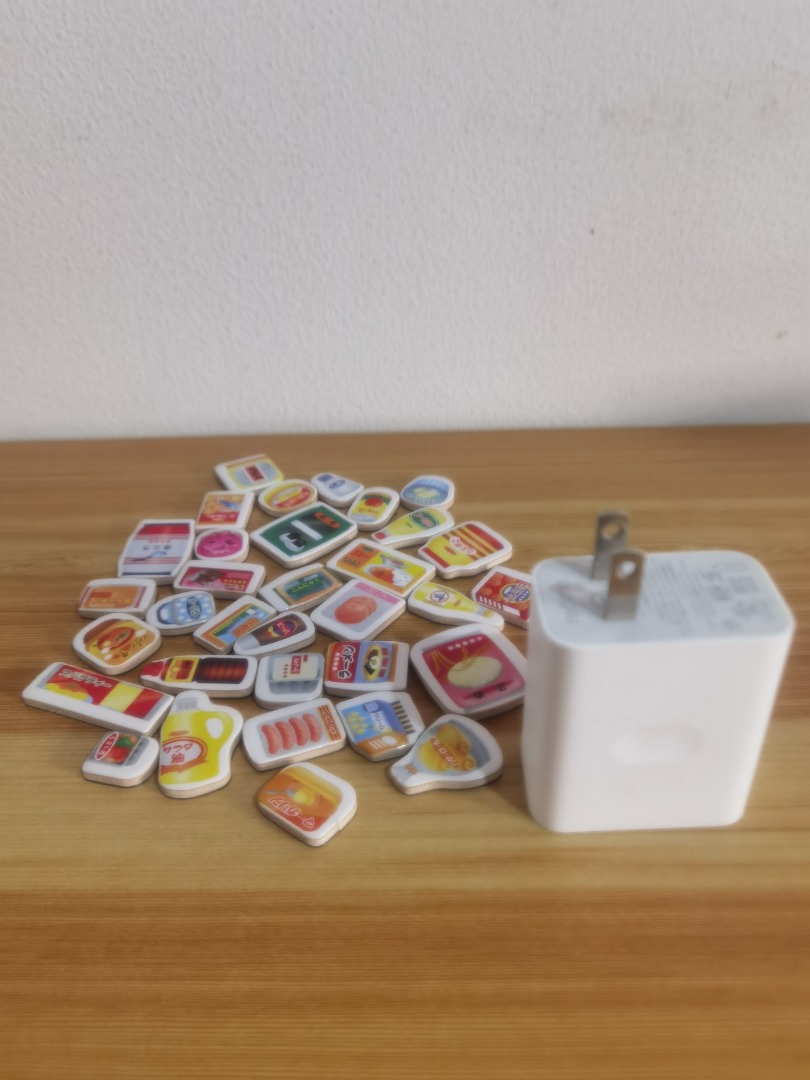 Assorted Food Ingredient Tile Magnets with Japanese Texts, Hobbies ...