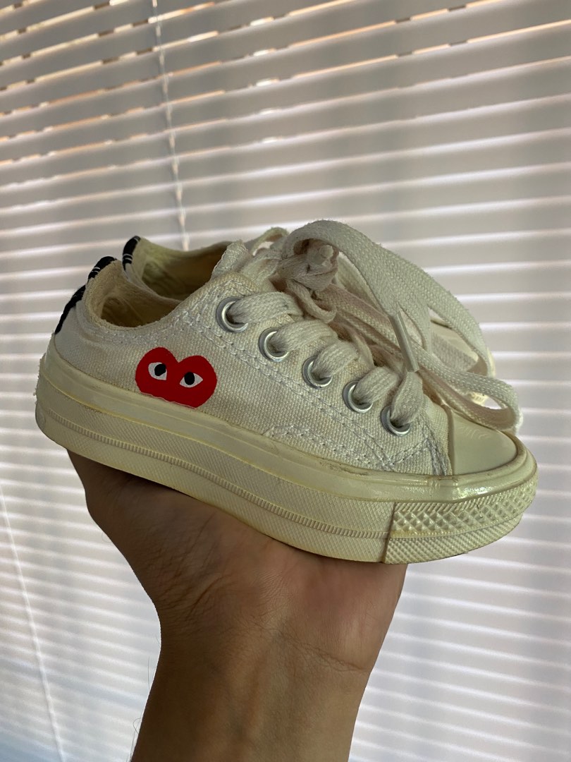 Converse x CDG Kids, Babies & Kids, Babies & Kids Fashion on Carousell