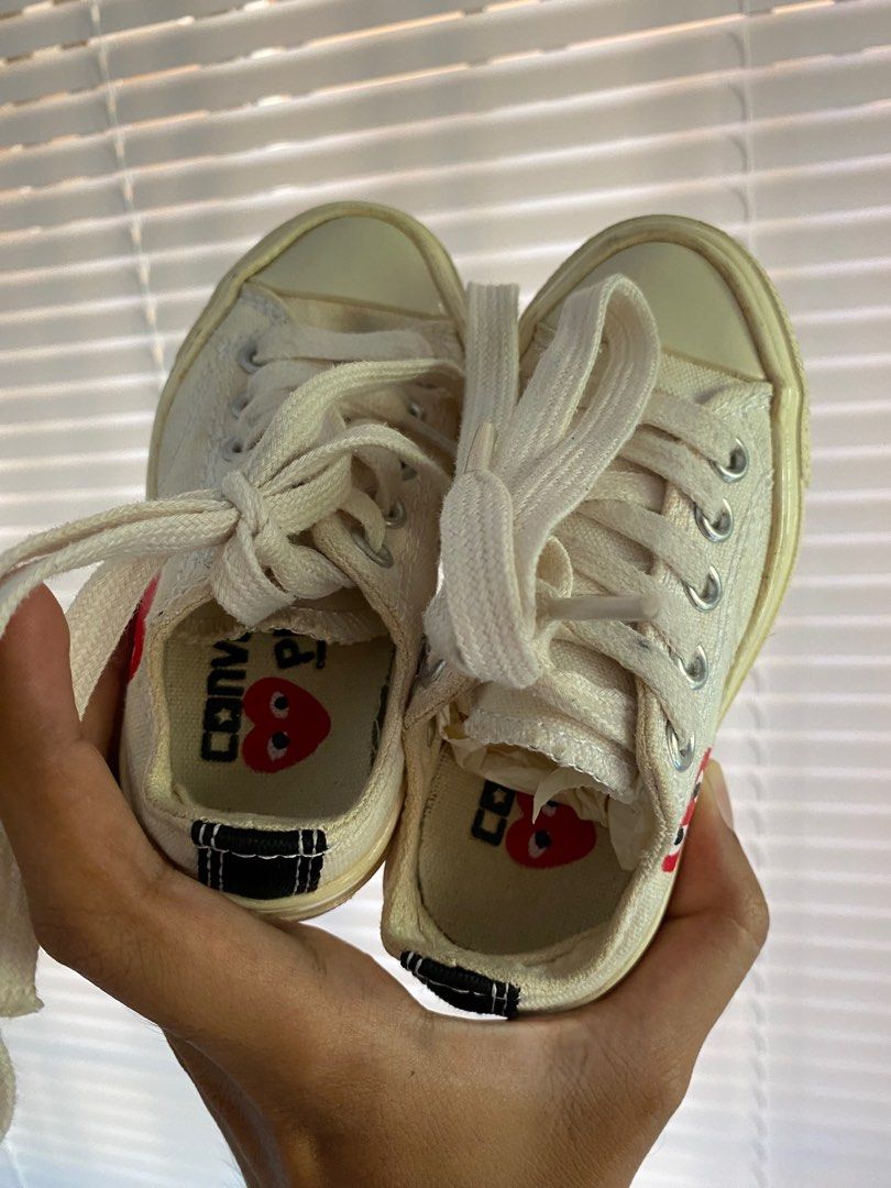 Converse x CDG Kids, Babies & Kids, Babies & Kids Fashion on Carousell