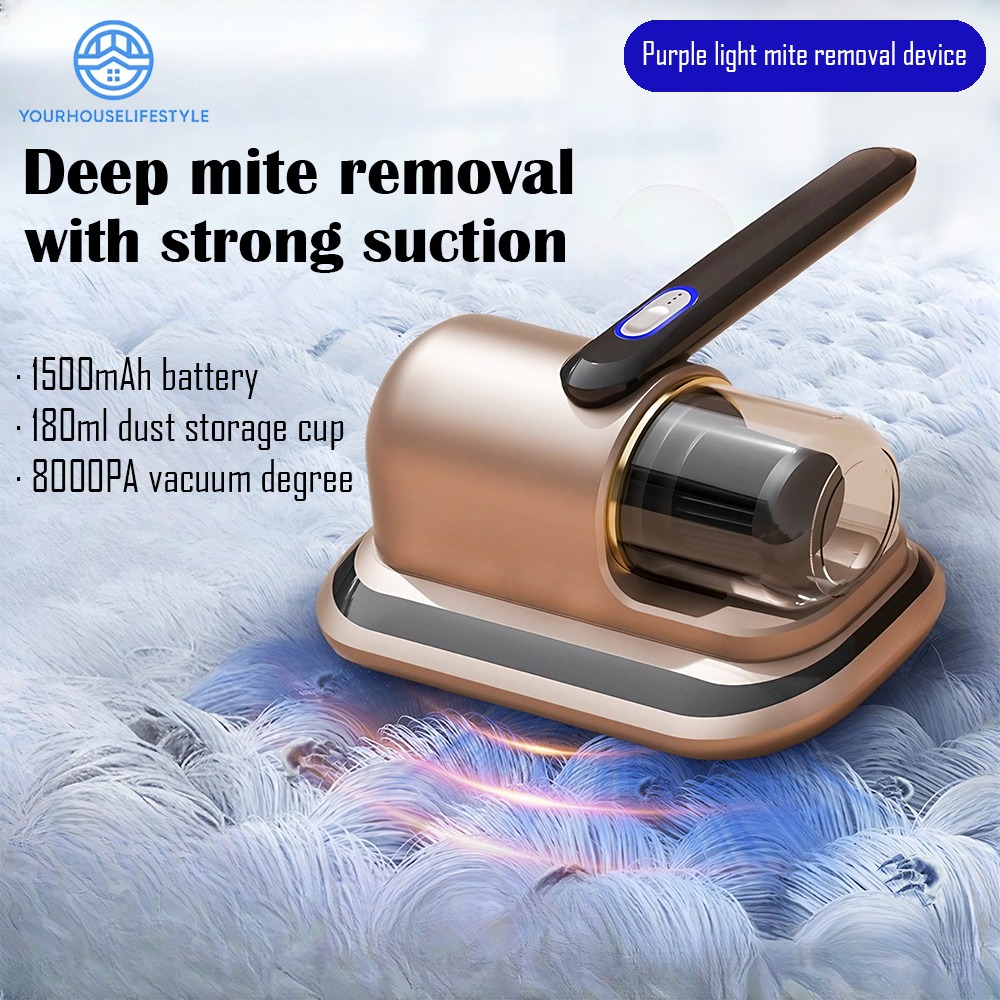 Cordless Dust Mite Remover Vacuum Handheld Wireless Dust Mite Cleaner ...