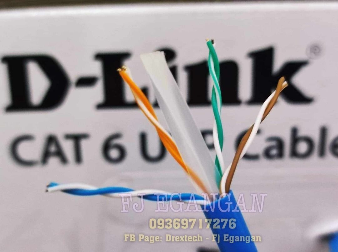 D-link Cat6 UTP Pure Copper Cable 25awg 305m/roll, Computers & Tech, Parts & Accessories, Cables ...