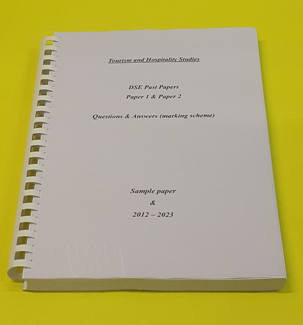 DSE Past Paper THS 全新 2024 版 // 中、英文版：Maths // Phy // Chem // Bio ...