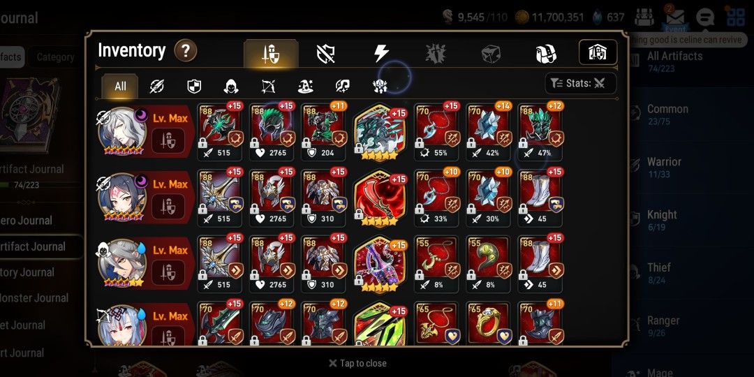 Epic seven mid acc 5, Video Gaming, Video Games, Others on Carousell