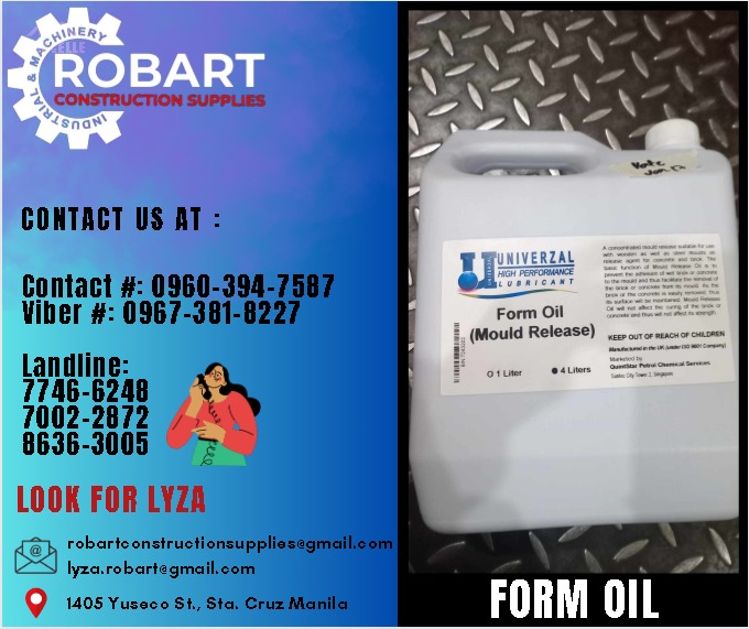 Form Oil, Commercial & Industrial, Construction Tools & Equipment on ...
