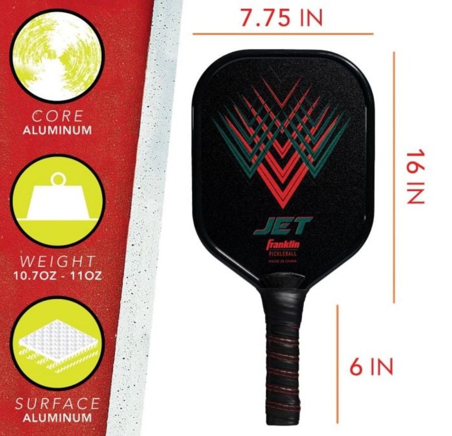 Franklin Jet Aluminum Pickleball Paddles, Sports Equipment, Other ...