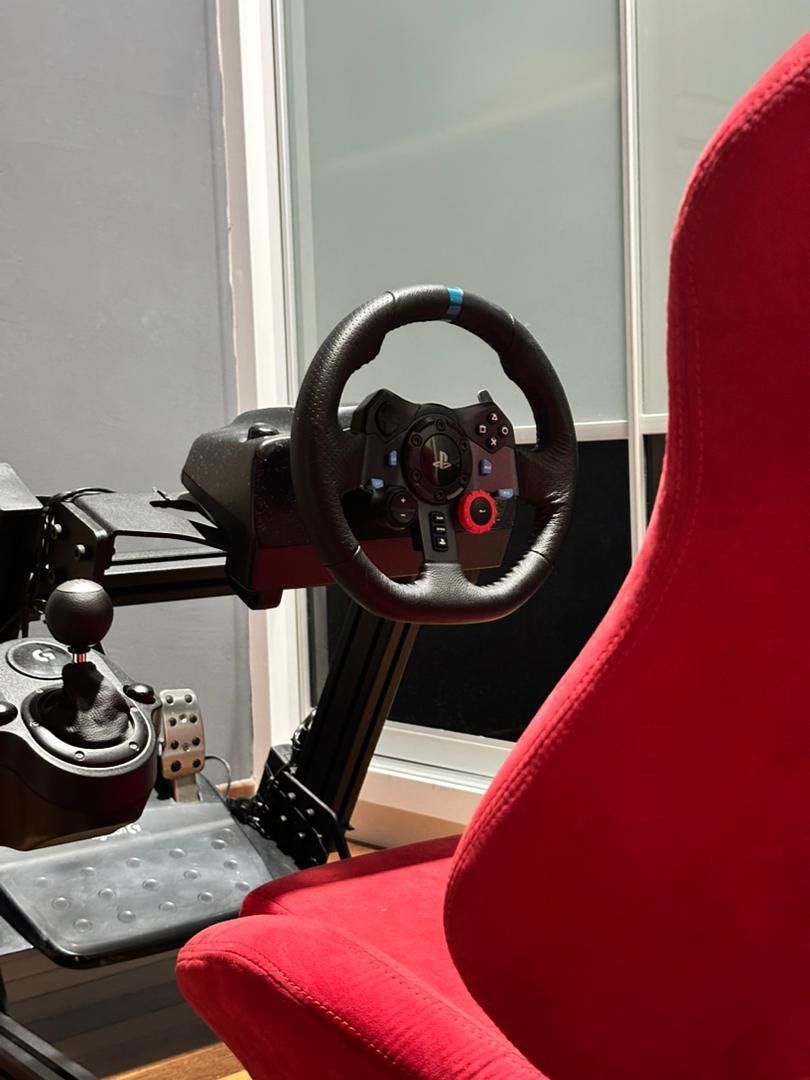 Full Set PS Racing Simulator with Recaro Bucket Seat and Logitech G29 ...