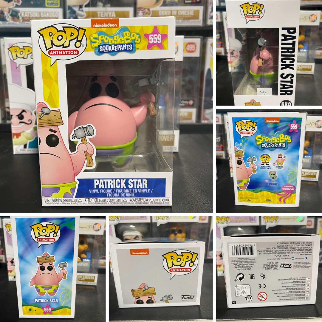 FUNKO POP - PATRICK STAR (SPONGEBOB SQUAREPANTS), Hobbies & Toys, Toys ...