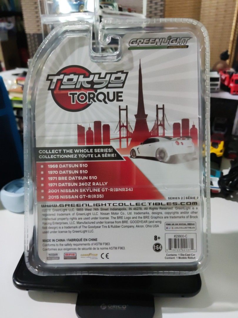 Greenlight Tokyo Torque 1972 BRE Datsun 510 Green Machine (Chase Car ...