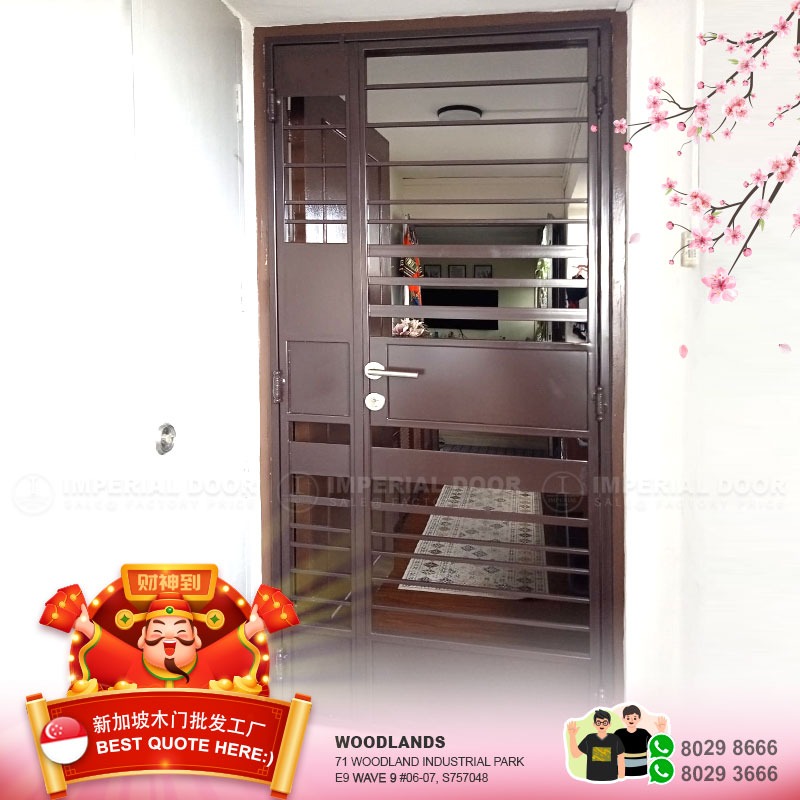 HDB BTO GATE MILD STEEL GATE, Furniture & Home Living, Security & Locks ...