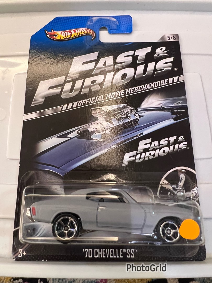 Hotwheels Fast And Furious 70 Chevelle SS, Hobbies & Toys, Toys & Games ...