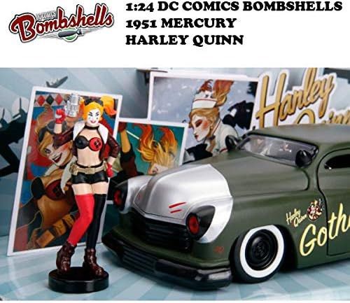 Jada Toys DC Comics Bombshells Harley Quinn 1951 Mercury 1:24 Diecast ...