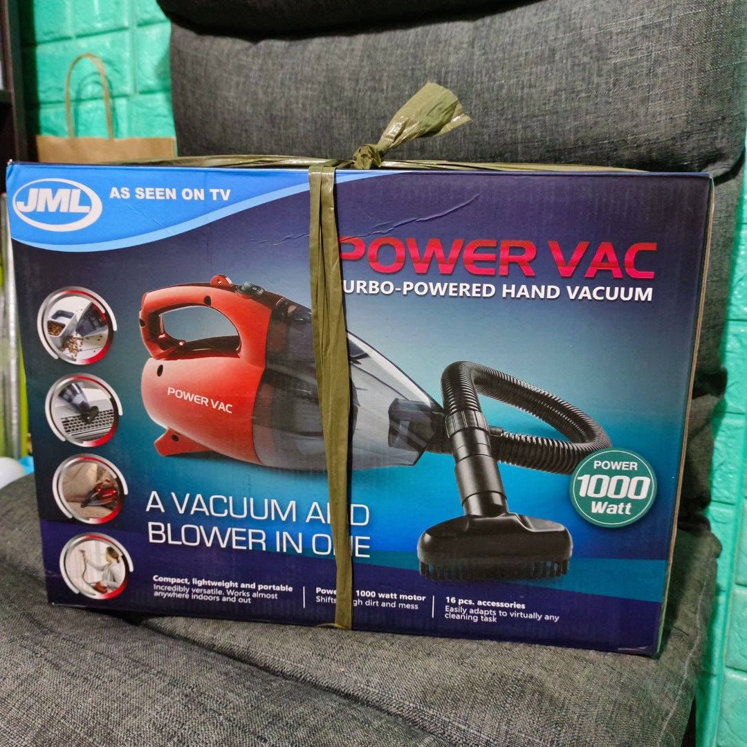 JML Power Vac Turbo-Powered Hand Vacuum, TV & Home Appliances, Vacuum Cleaner & Housekeeping on ...