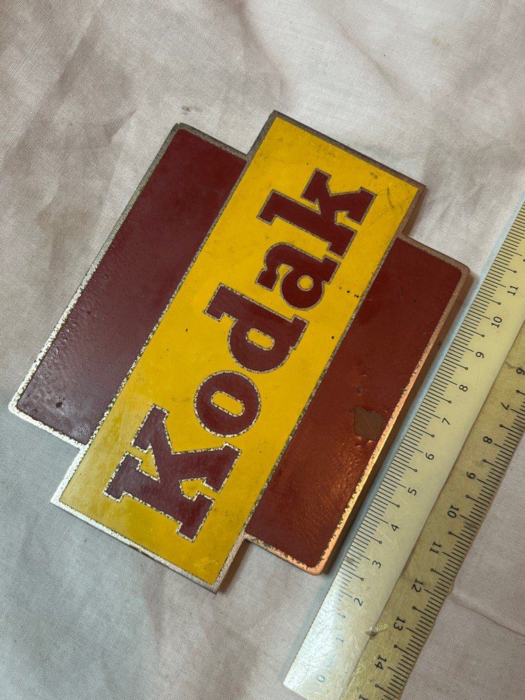 KODAK OLD LOGO METAL SIGN, Photography, Photography Accessories, Other ...