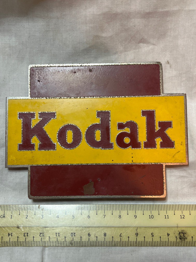 KODAK OLD LOGO METAL SIGN, Photography, Photography Accessories, Other ...