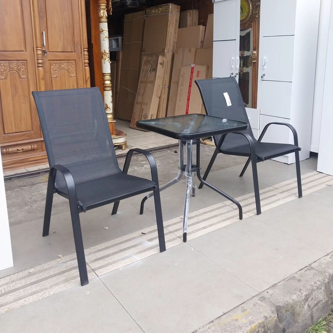 Kursi Teras Besi Set 2 Kursi + 1 meja Obelix Hayden Importa Kursi Taman ...