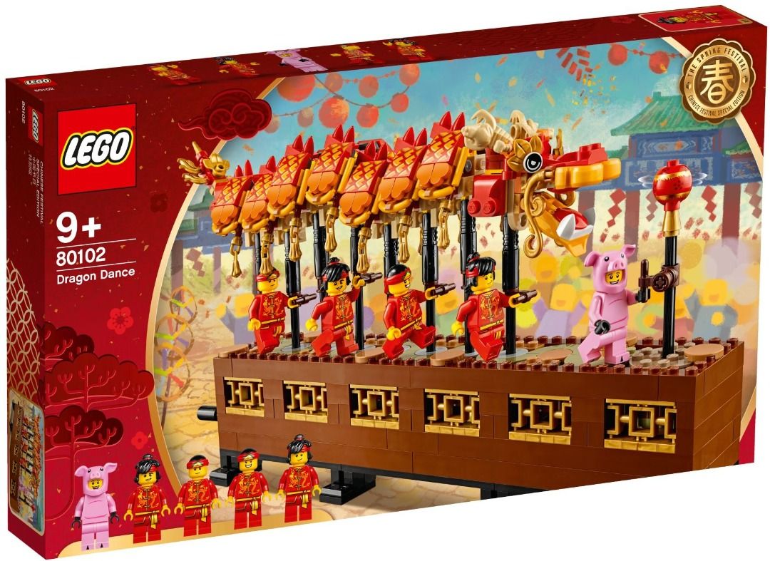 Lego 80102: Dragon Dance Chinese New Year (CNY), Hobbies & Toys, Toys ...