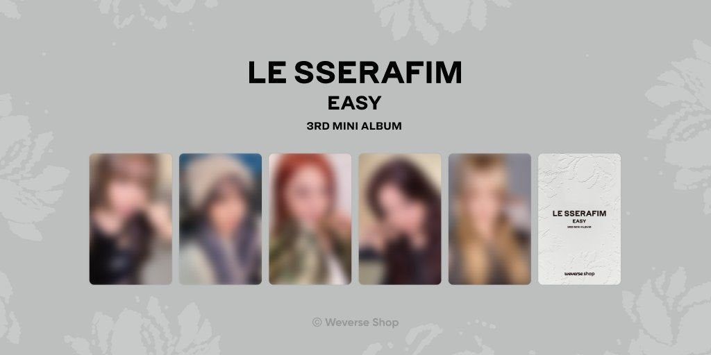 Lesserafim Easy Albums GO, Hobbies & Toys, Memorabilia & Collectibles ...
