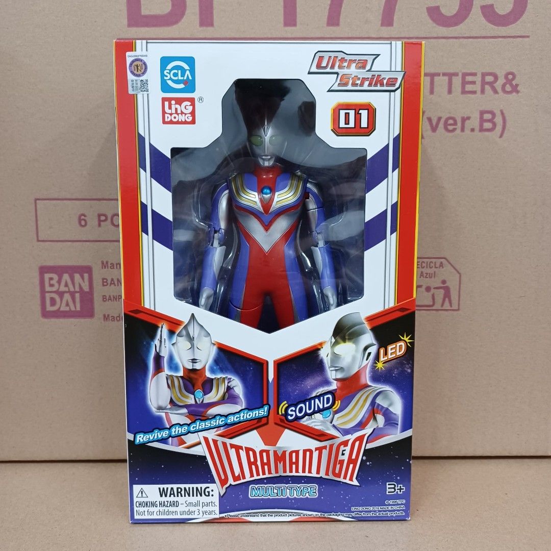 Ling Dong Ultra Strike - Ultraman Tiga (Multi Type), Hobbies & Toys ...