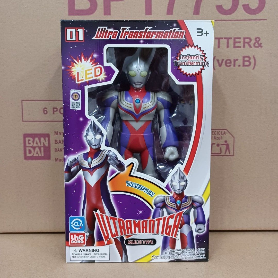 Ling Dong Ultra Transformation - Ultraman Tiga (Multi Type), Hobbies ...