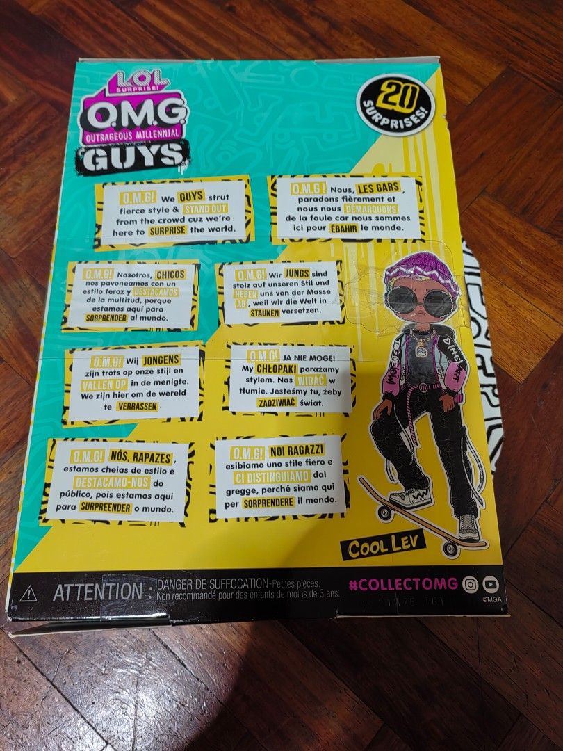 LOL Surprise OMG Guys Cool Lev Doll, Hobbies & Toys, Toys & Games on ...