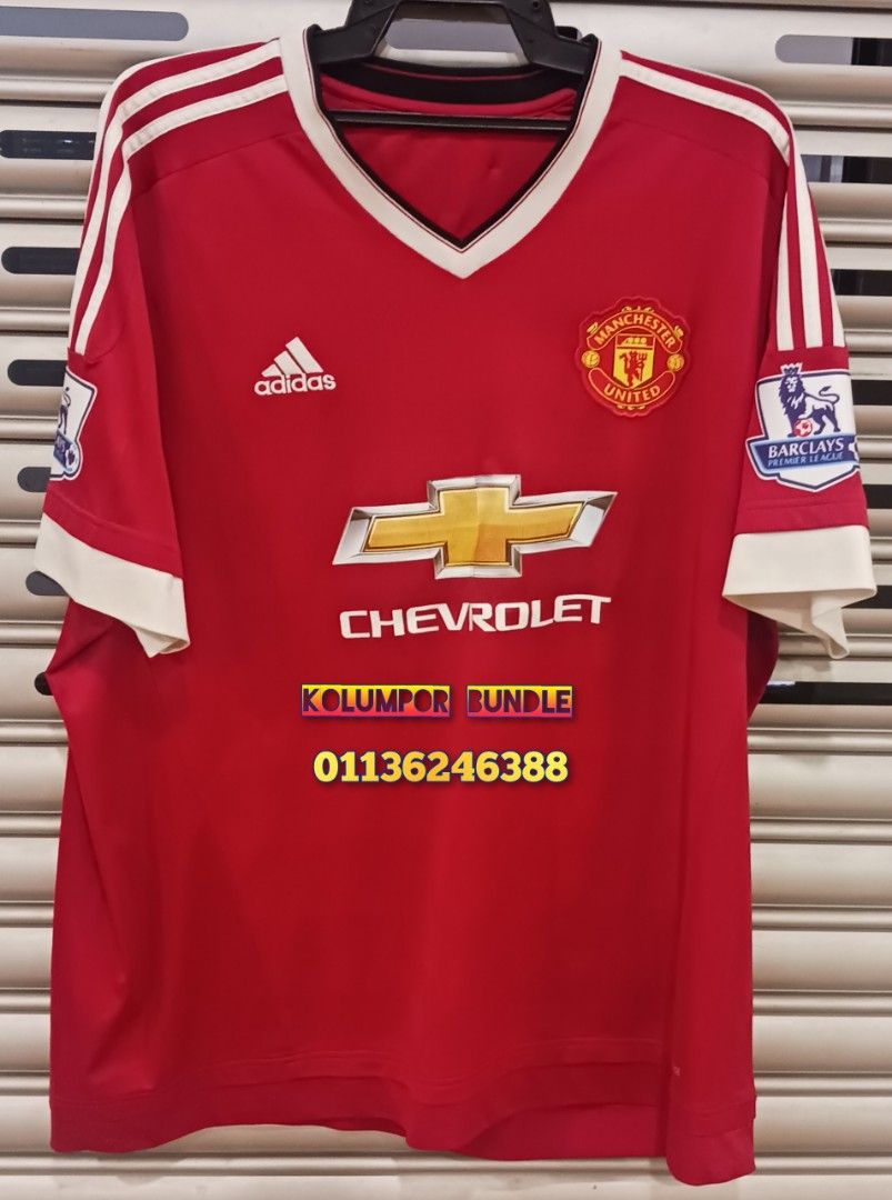 Manchester United Home 2015/16 With Nameset, Men's Fashion, Activewear ...