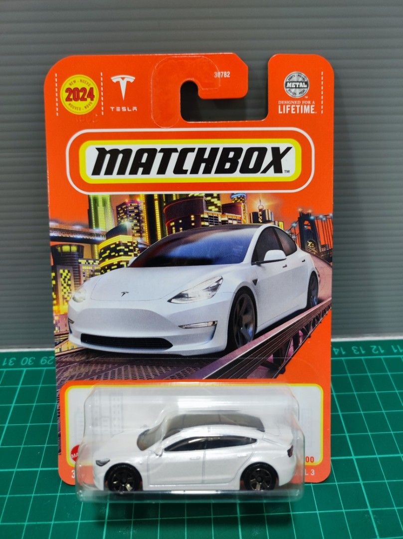 Matchbox Tesla Model 3 2024, Hobbies & Toys, Toys & Games on Carousell