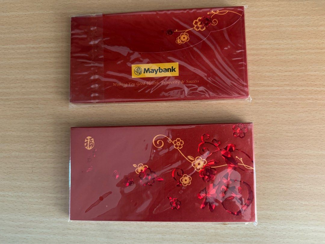 Maybank Ang pows (2pkts), Hobbies & Toys, Stationery & Craft, Other ...