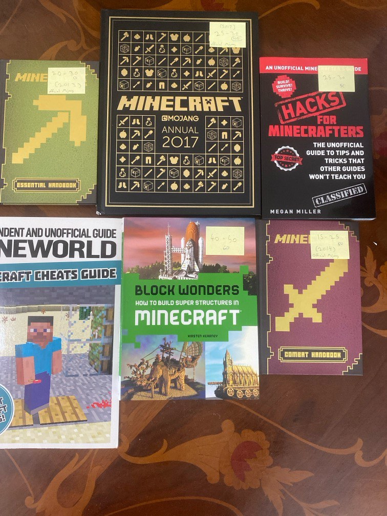MINECRAFT Official books, Hobbies & Toys, Collectibles & Memorabilia ...