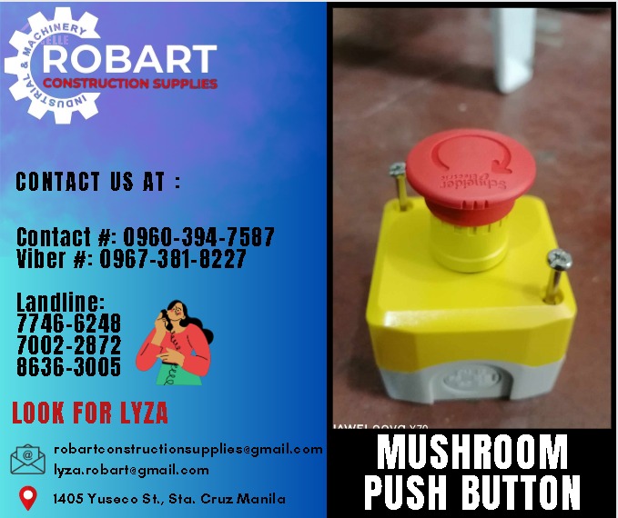 Mushroom Push Button in Push Button Box, Commercial & Industrial ...