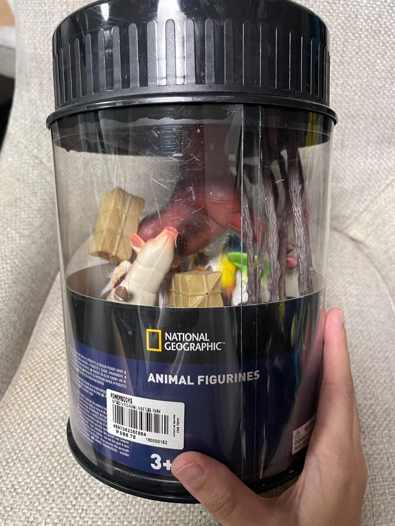 National Geographic Wenno USA Bucket of Farm Animals Figurines ...