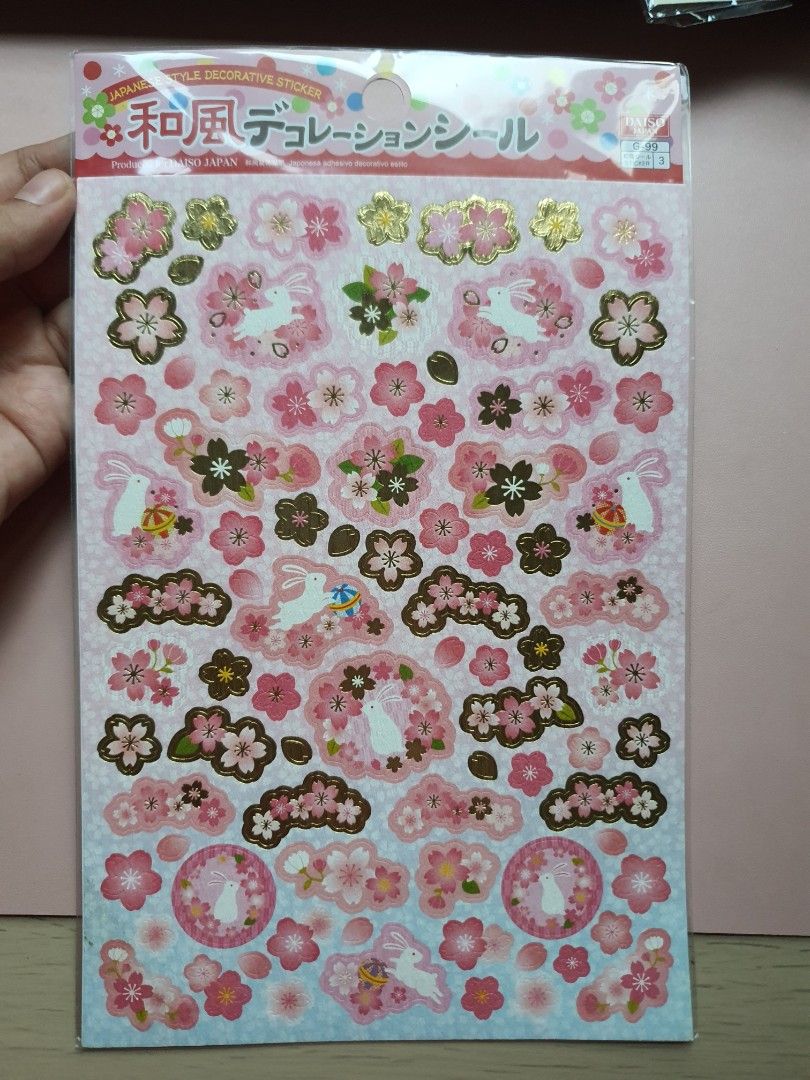 (NEW) Daiso Japanese Stickers, Hobbies & Toys, Stationery & Craft ...