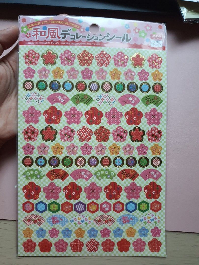 (NEW) Daiso Japanese Stickers, Hobbies & Toys, Stationery & Craft ...