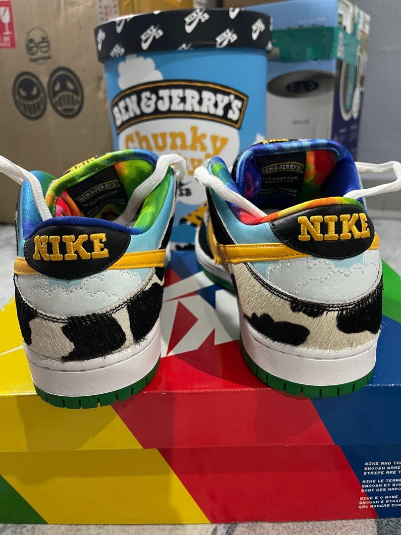 Nike Sb dunk low Ben & Jerry FnF (special box), Men's Fashion, Footwear ...