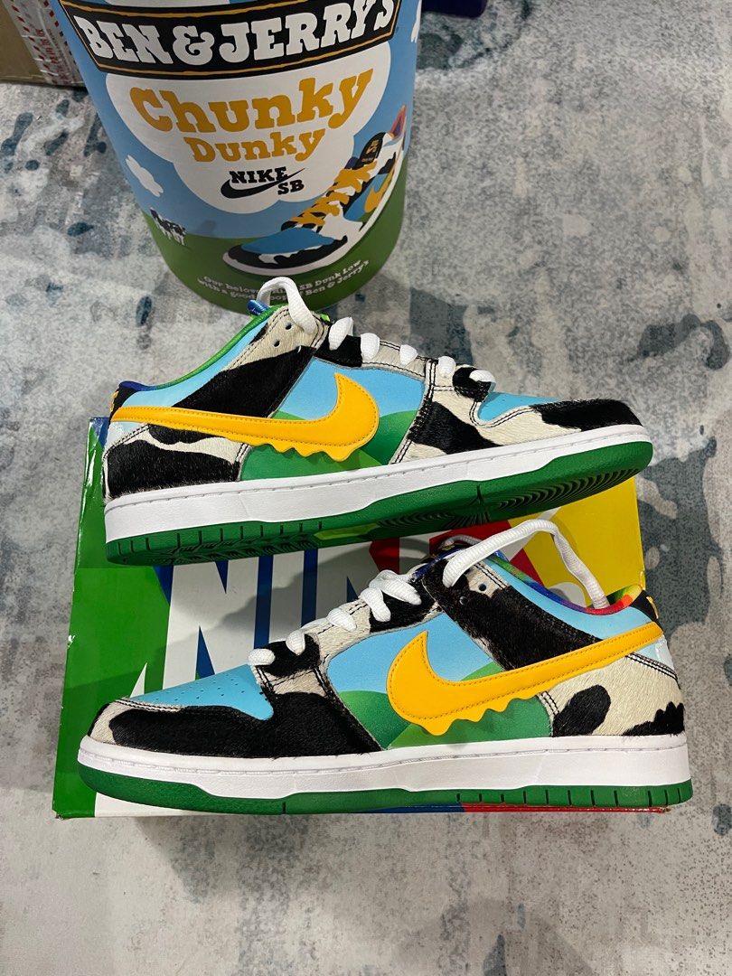 Nike Sb dunk low Ben & Jerry FnF (special box), Men's Fashion, Footwear ...