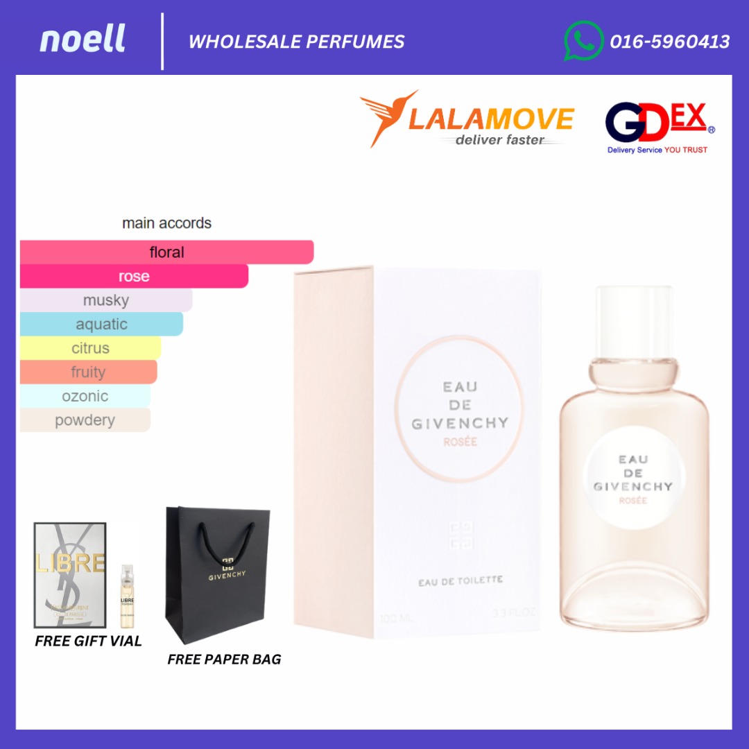 [ORIGINAL] AUTHENTIC READY STOCK EAU DE GIVENCHY ROSEE EDT 100ML ...